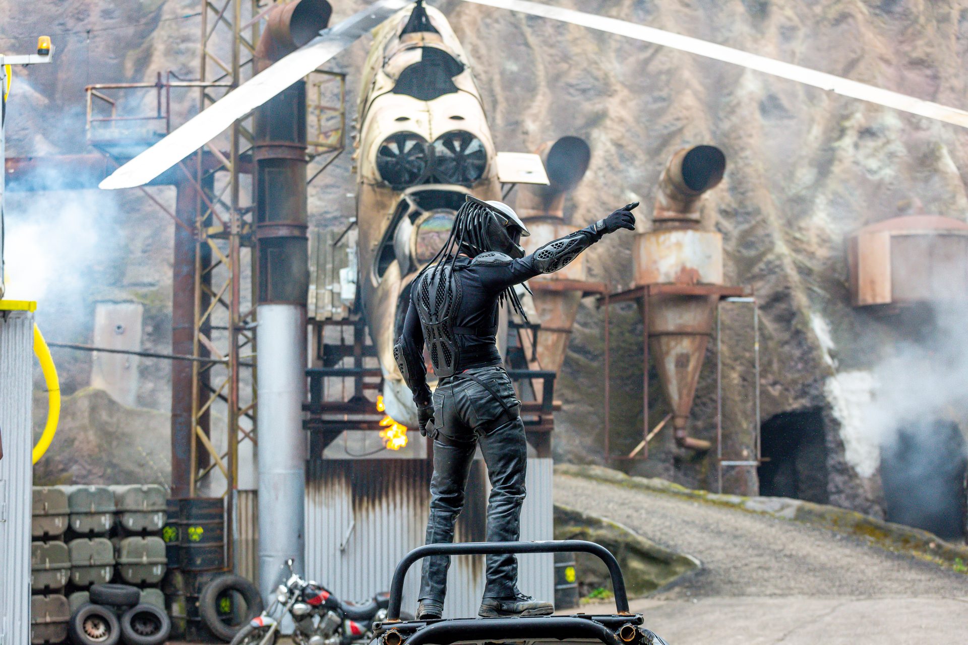 Stuntshow im Vulkan - Filmpark Babelsberg